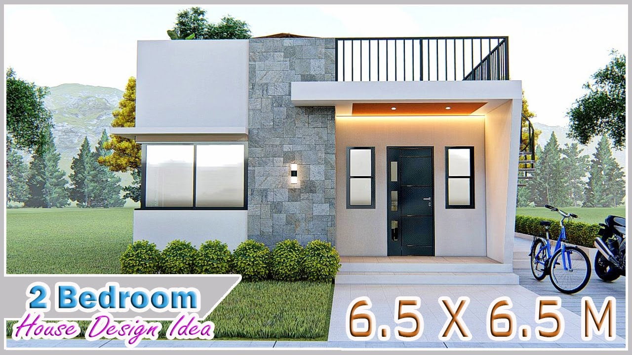 6.5 x 6.5 M Small House Design for Limited Space and Budget ...