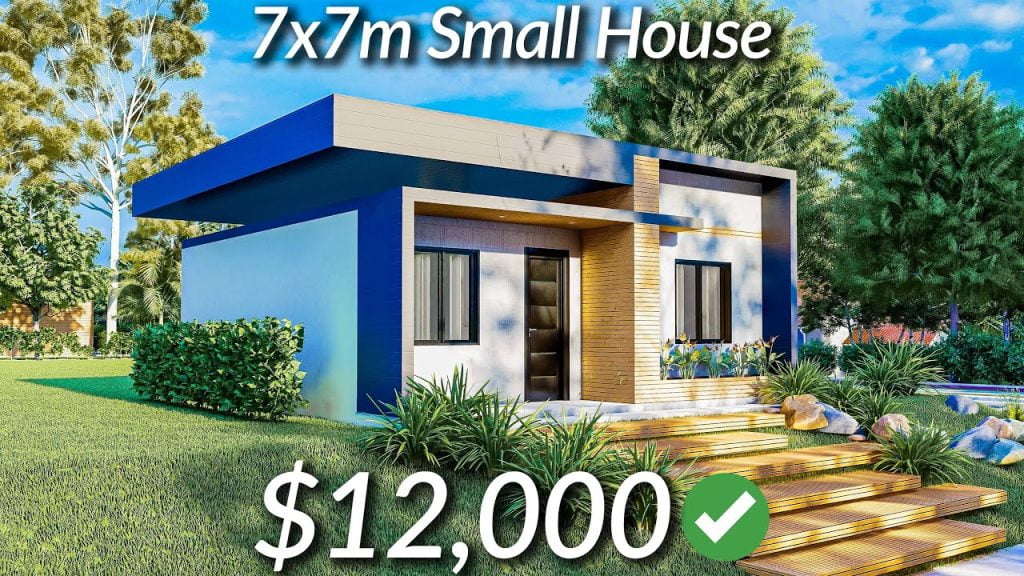 7 x 7 M The Coolest Small House You’ve Ever Seen ~ - HousePlans 24