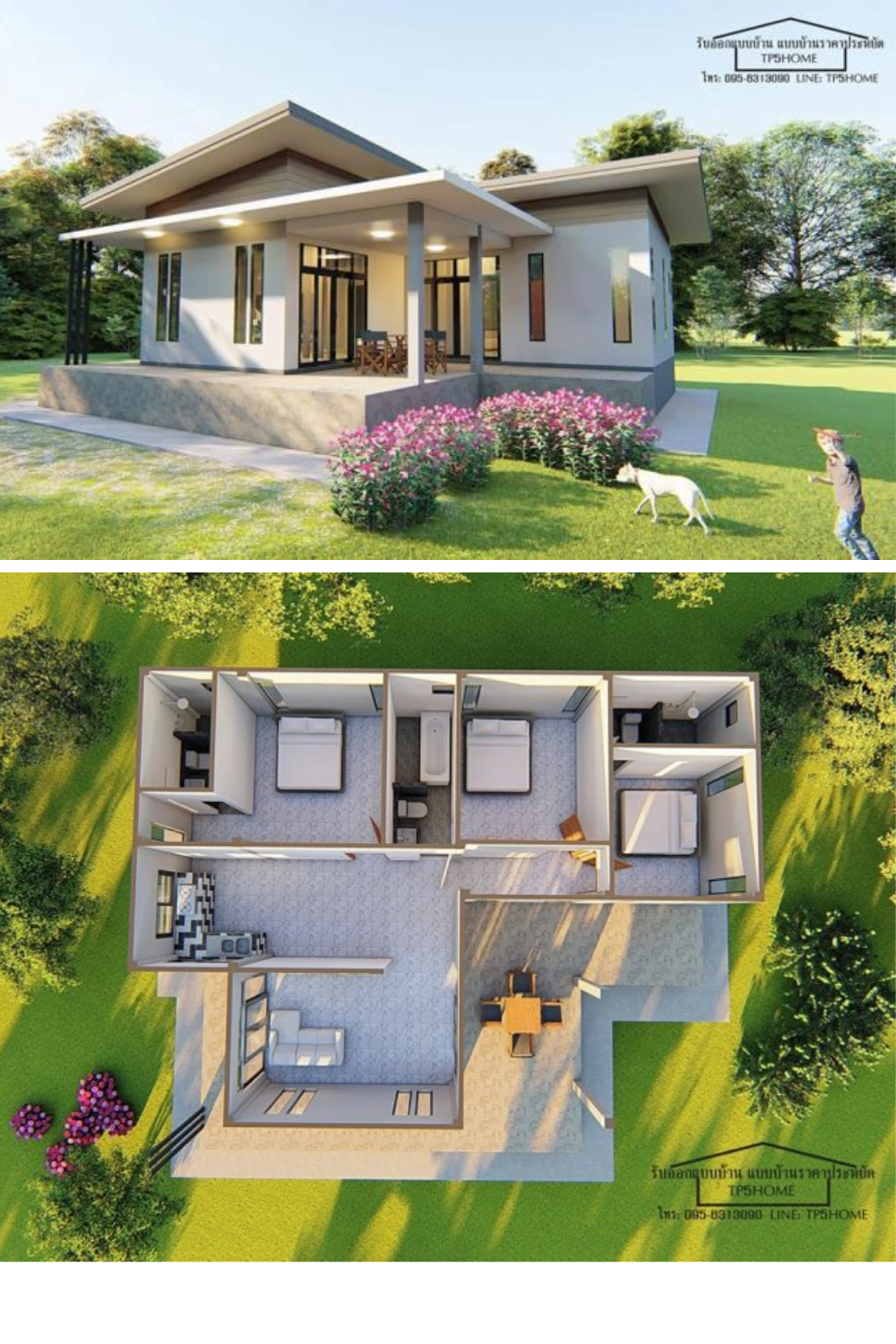 Small House Design For Small Budget With 3 Bedroom ~ - HousePlans 24
